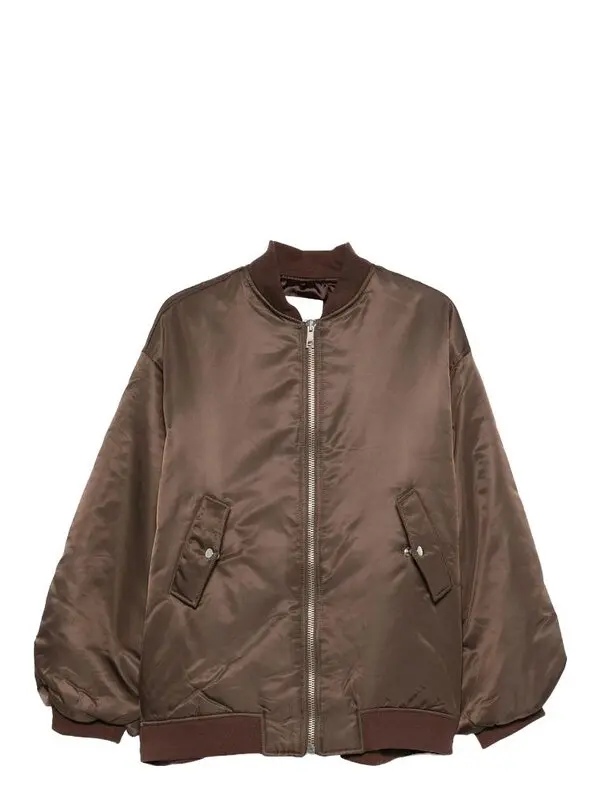 THE FRANKIE SHOP Ma1 Bomber Jacket - Brown