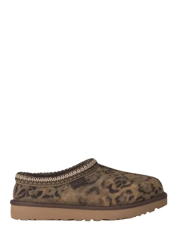 UGG Tasman Round-toe Slipper With Leopard/cheetah Print - Chestnut