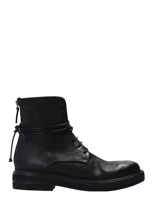 Marsèll Gommello Lace Up Zip Up Ankle Boots - Black