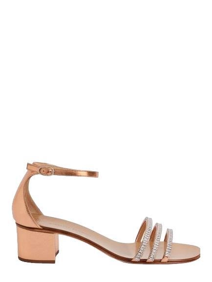 GIUSEPPE ZANOTTI Martha Embellished Sandals - Nude