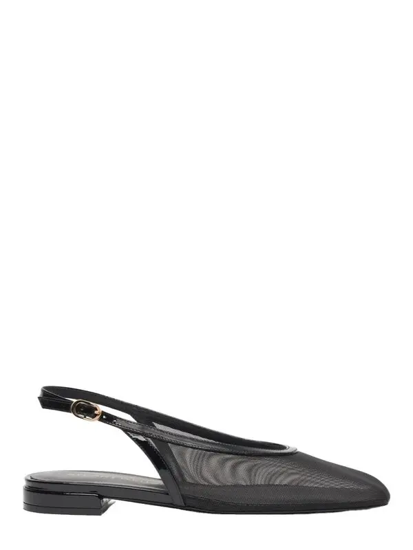 STUART WEITZMAN Bareitall Slingback Flats - Black