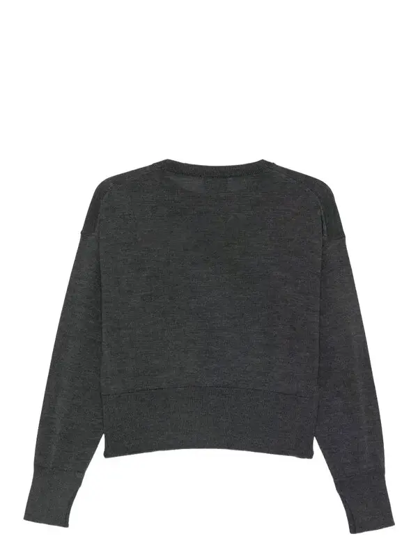 DANIELE FIESOLI Long-sleeve Crew Neck Sweater - Grey
