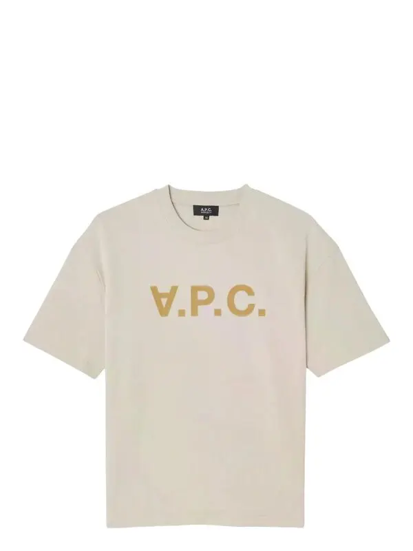 A.p.c. Vpc Logo T-shirt - Neutrals