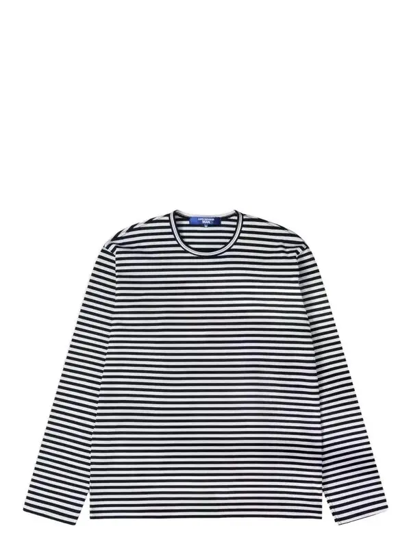 Junya Watanabe Striped Long-sleeved T-shirt - White