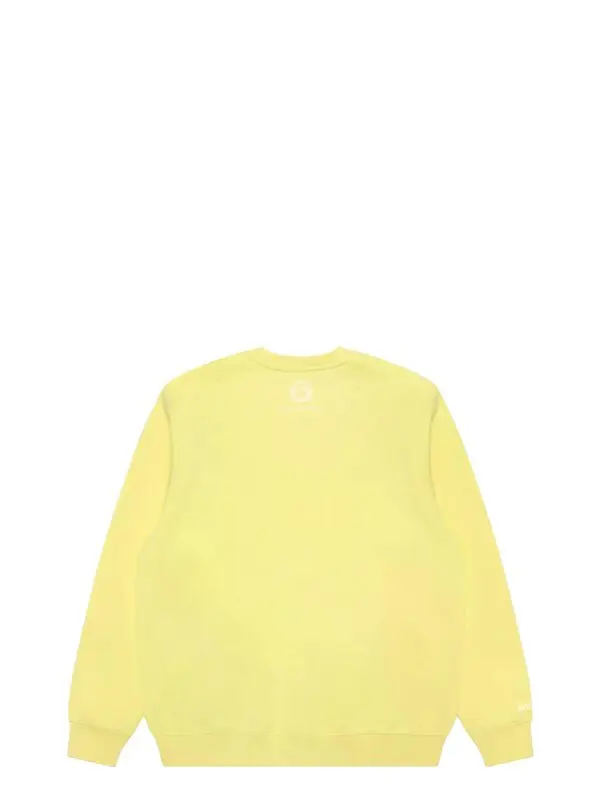 AAPE BY *A BATHING APE Logo Patch Sweatshirt - Yellow