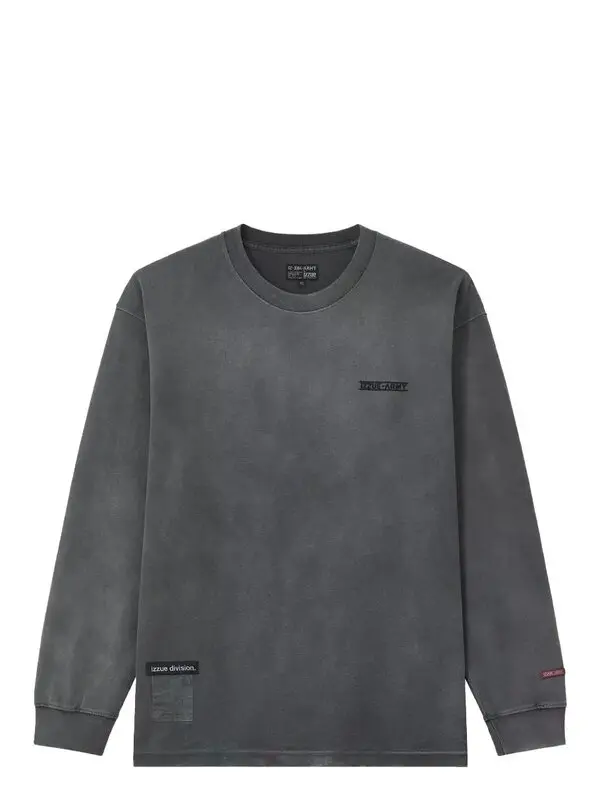 Izzue Logo-print Long-sleeve T-shirt - Grey