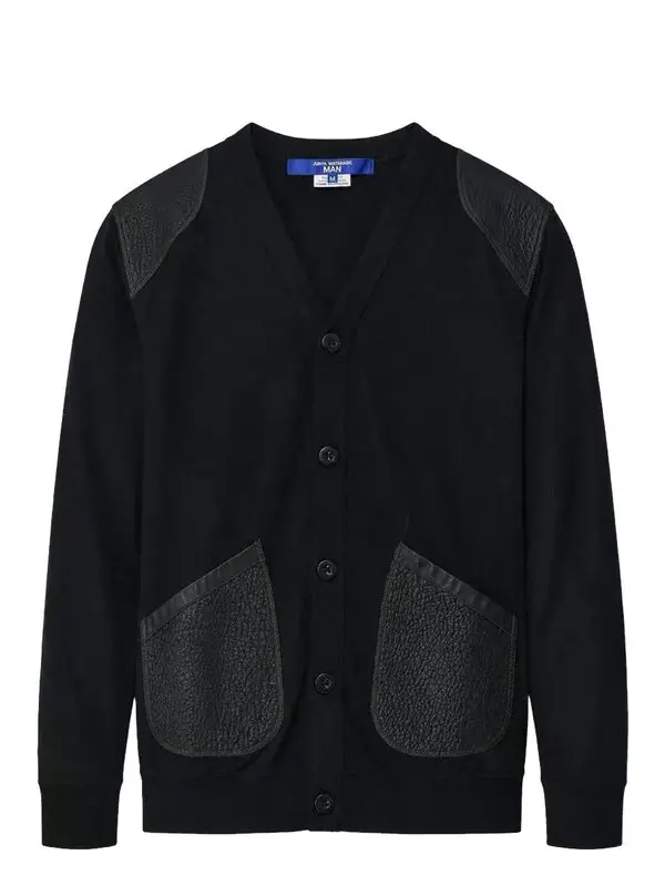Junya Watanabe Elbow-patch Cardigan - Black