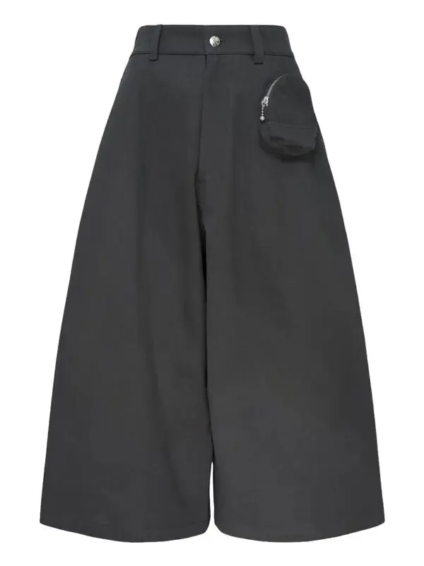 MELITTA BAUMEISTER Pouch Detail Wide-leg Trousers - Black