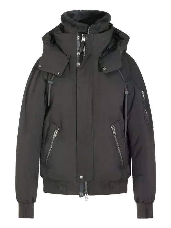 Mackage Quilted-back Hooded Jacket - Grey