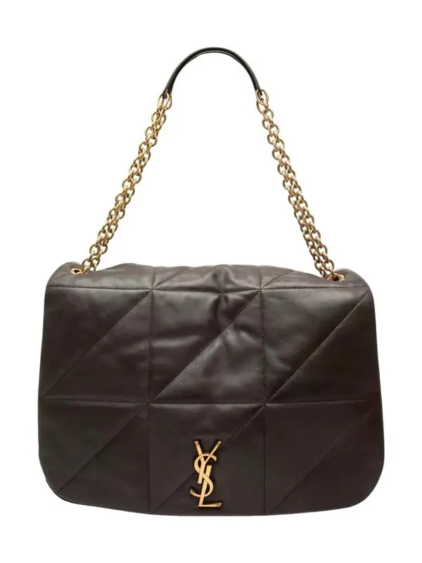 Saint Laurent Jamie Quilted Lambskin Shoulder Bag - Brown