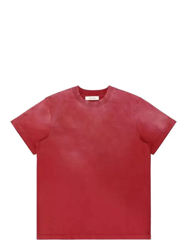 ENTIRE STUDIOS Faded Effect Crew-neck T-shirt - Red