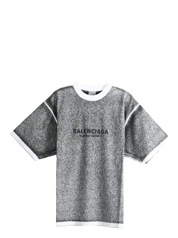 Balenciaga Logo-print T-shirt - Grey