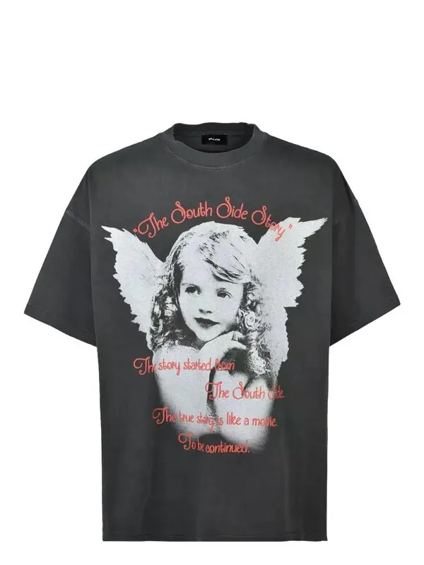 BREATH Angel Graphic-print T-shirt - Grey