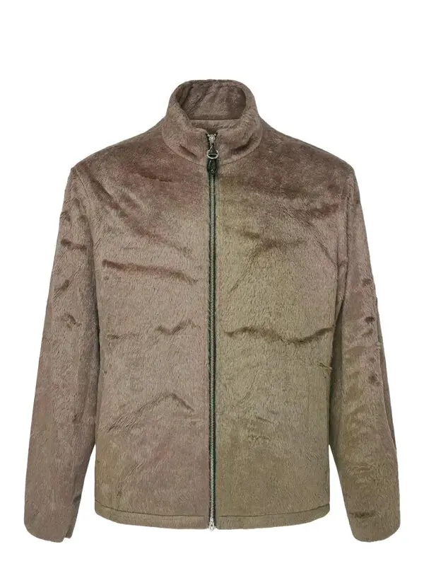 SOLID HOMME Shaggy Jacket - Brown