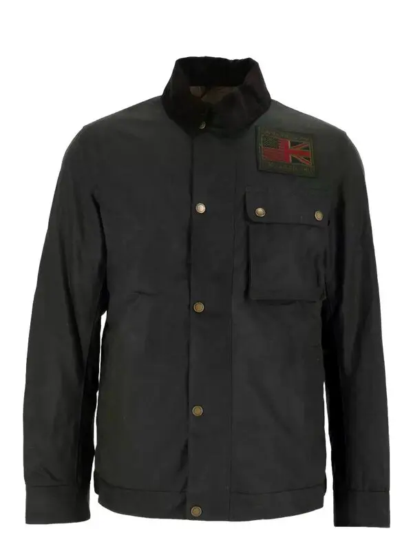 Barbour Workers Waxed Cotton Jacket - Black