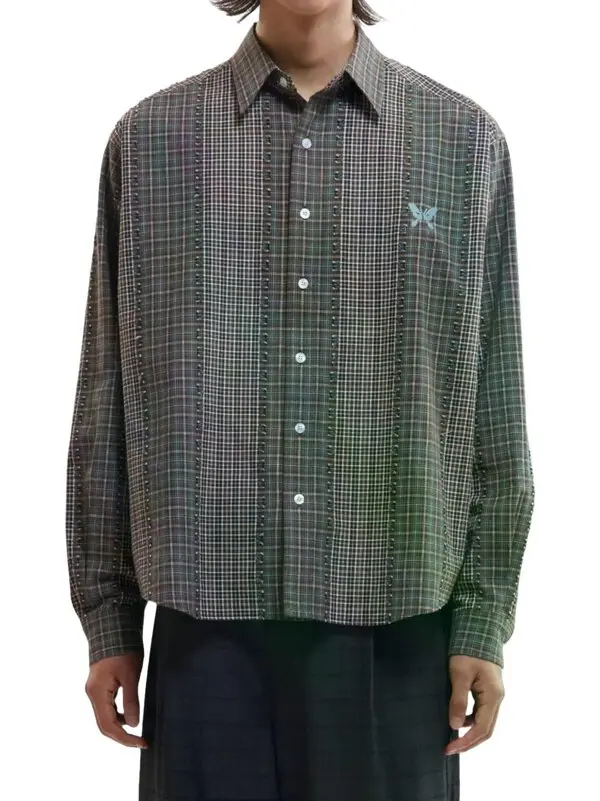 PERKS AND MINI Holt Check-pattern Shirt - Brown