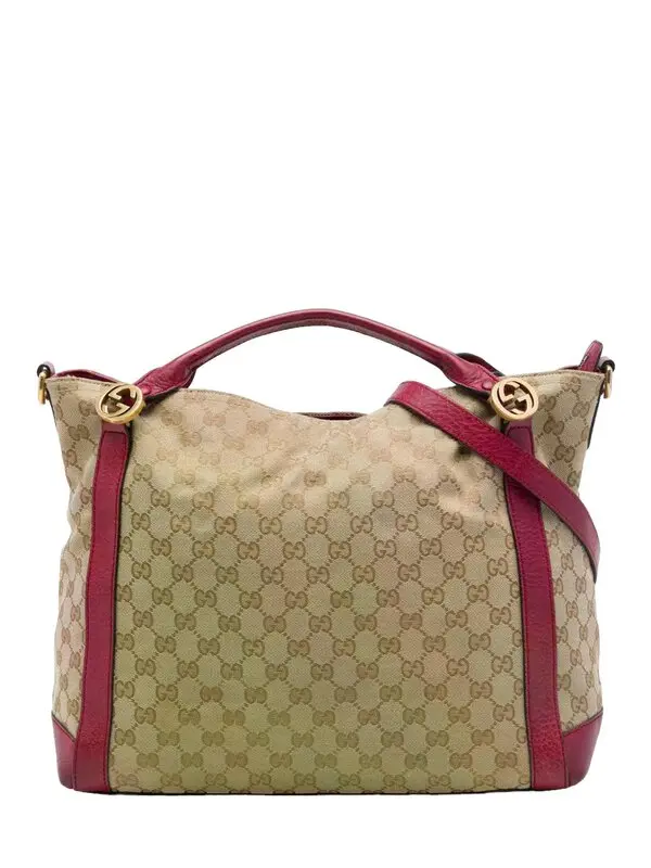 Gucci Gg Canvas Miss Gg Satchel - Red