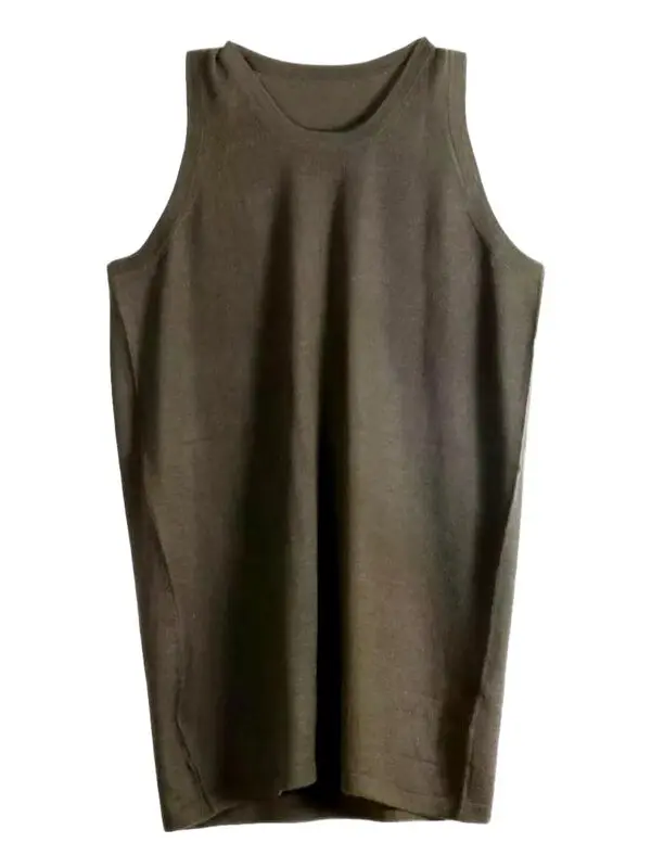 Frenckenberger Fine-knit Tank Top - Brown