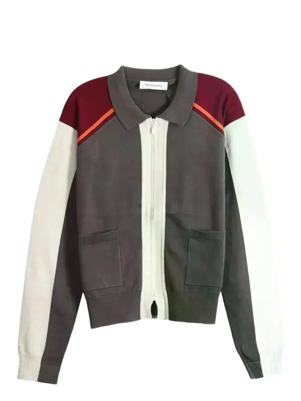 KIKO KOSTADINOV Panelled Zip-up Cardigan - Grey