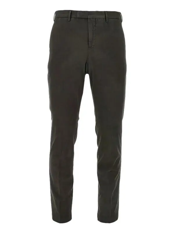 PT TORINO Straight-leg Chino Trousers - Grey