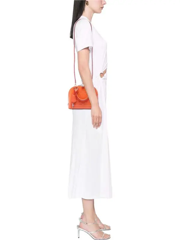 LOUIS VUITTON Monogram Vernis Alma Bb Satchel - Orange
