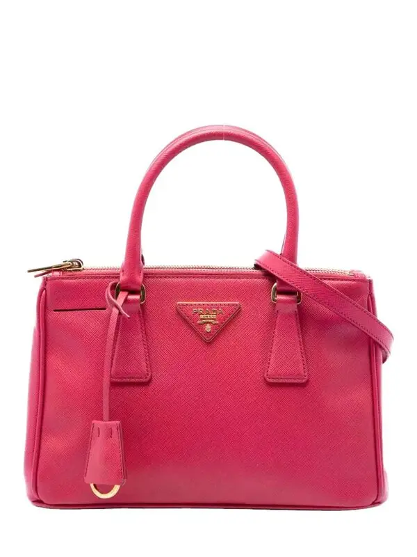 Prada Saffiano Leather Satchel - Pink