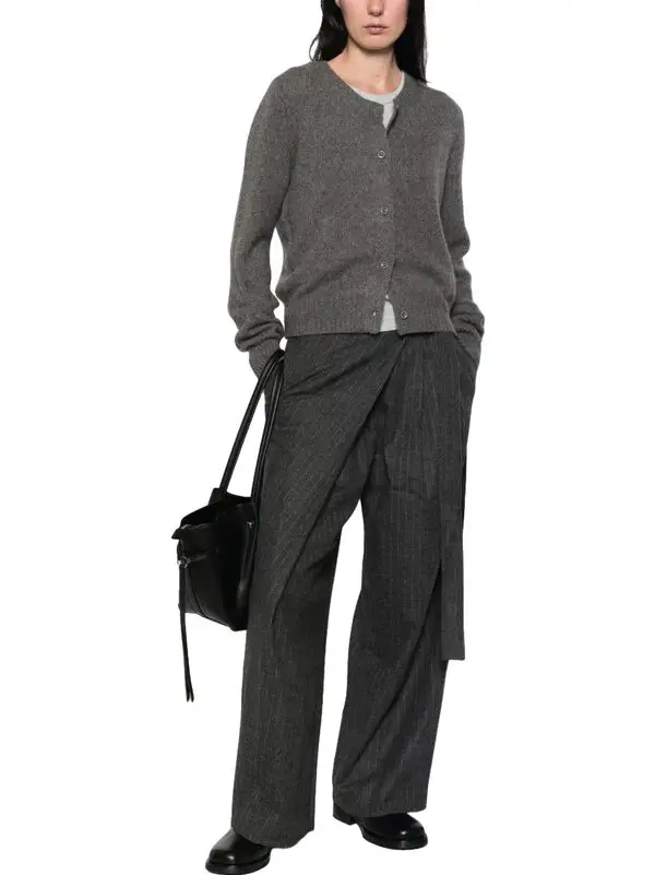 IVORY PARIS Lucy Button-up Cardigan - Grey