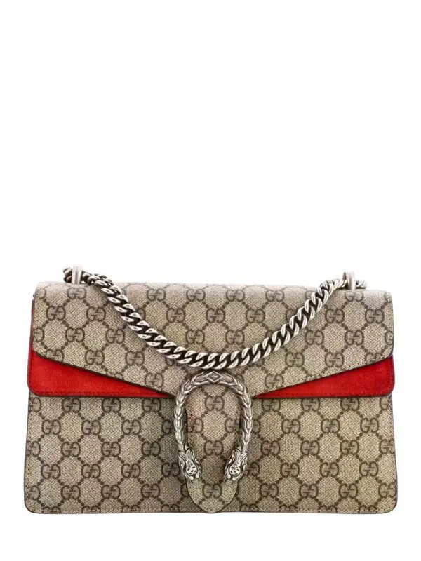 Gucci Dionysus Gg Coated Canvas Small Shoulder Bag - Red