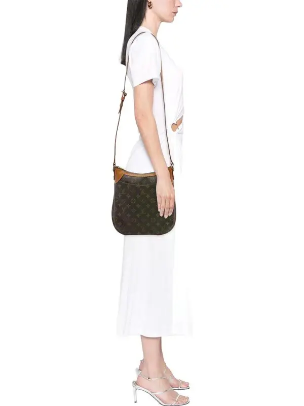 LOUIS VUITTON Monogram Odeon Pm Crossbody Bag - Brown