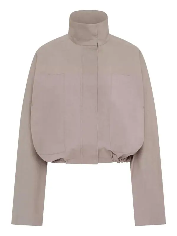 ST. AGNI Technical Carpenter Cropped Jacket - Grey
