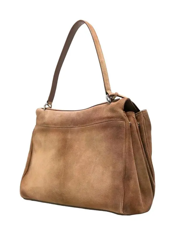 Balenciaga Rodeo Suede Tote Bag - Brown