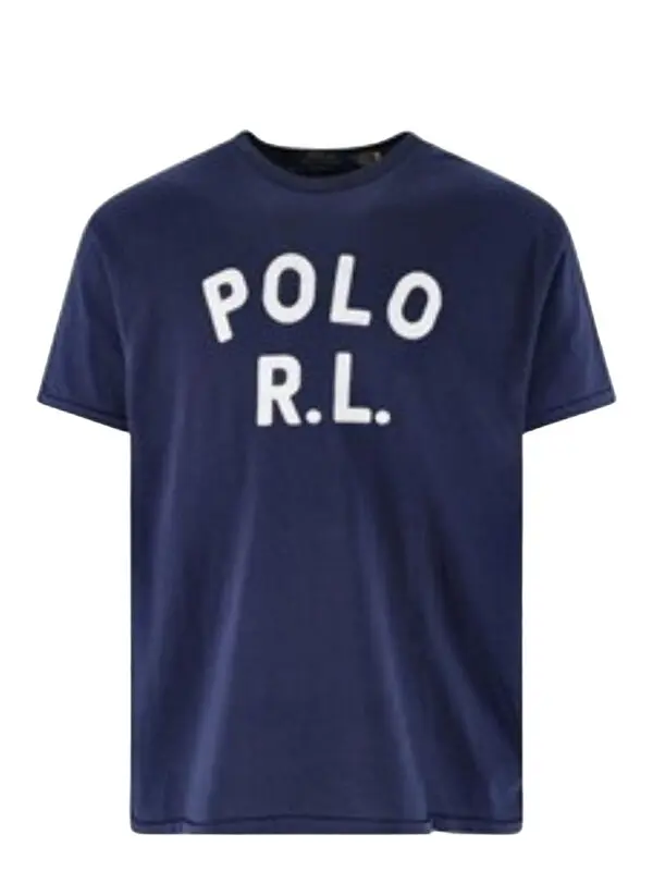 Polo Ralph Lauren Logo Printed Crewnck T-shirt - Blue