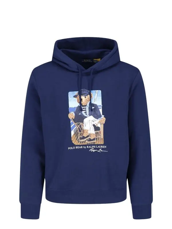 Polo Ralph Lauren Printed Hoodie - Blue
