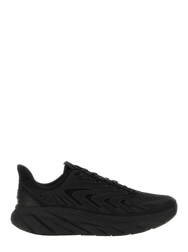 Hoka One One Clifton Rubber Sneakers - Black