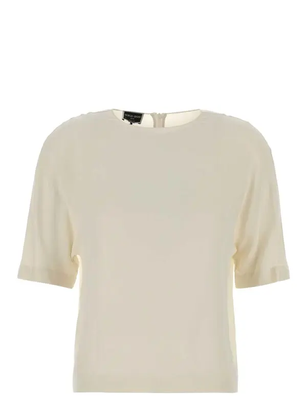 Giorgio Armani Silk T-shirt - Yellow