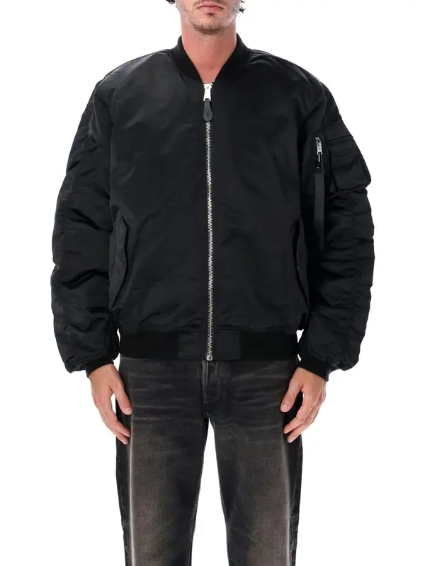 Alpha Industries Padded Bomber Jacket - Nero