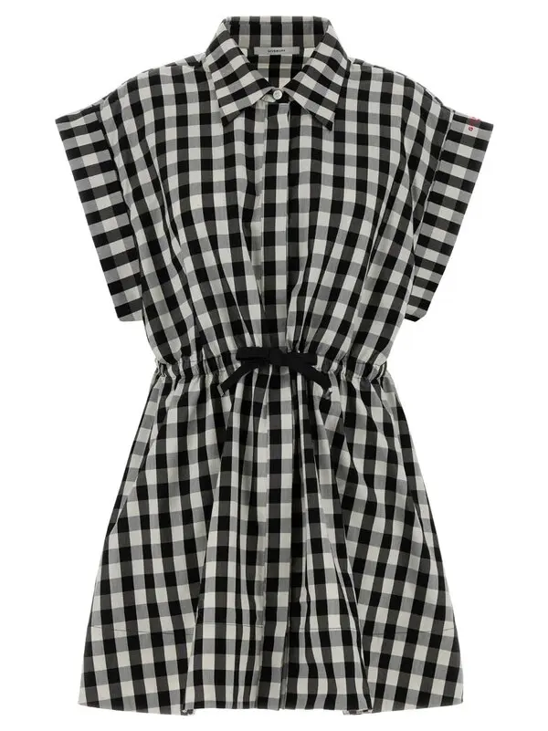 Givenchy Embroidered Poplin Shirt Dress - Checked