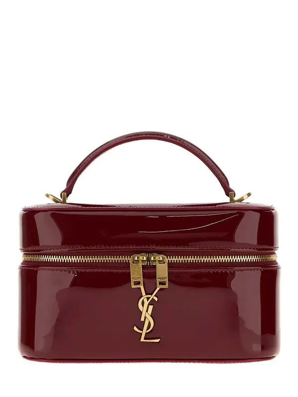 Saint Laurent Gaby Handbag In Leather - Red