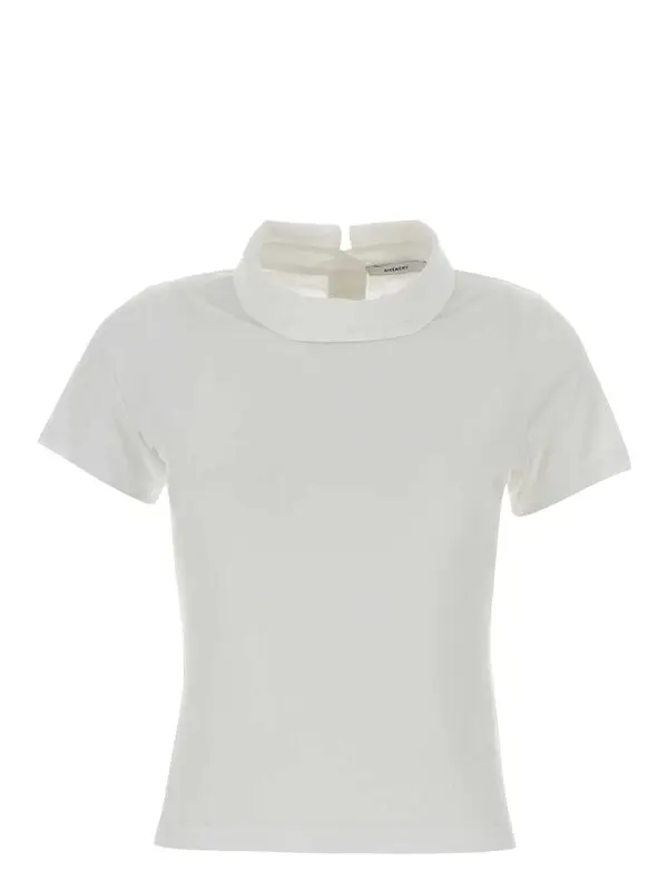 Givenchy Roll-up Poplin T-shirt - White