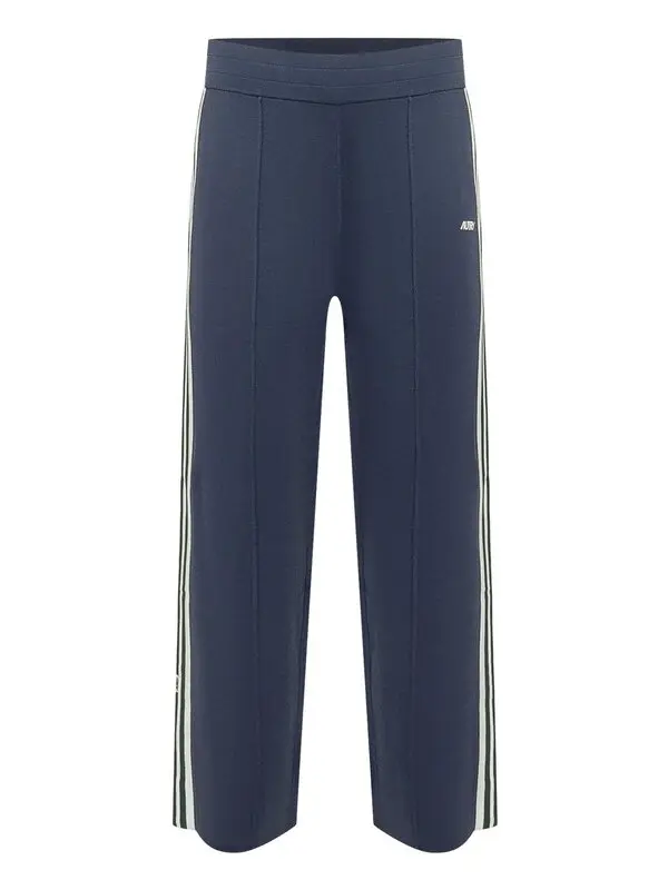 AUTRY Main Knit Trousers With Side Stripes - Luster