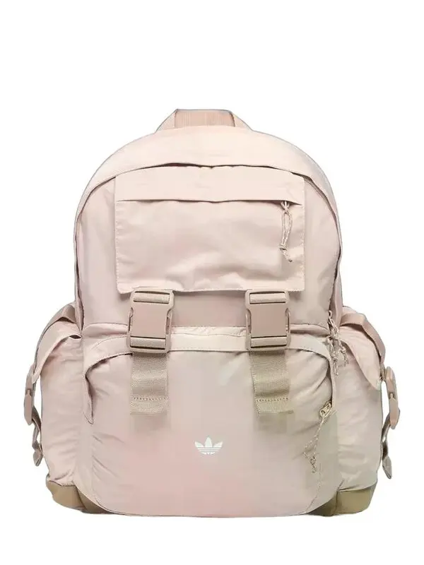 Adidas Logo Print Buckle-fastening Backpack - Pink