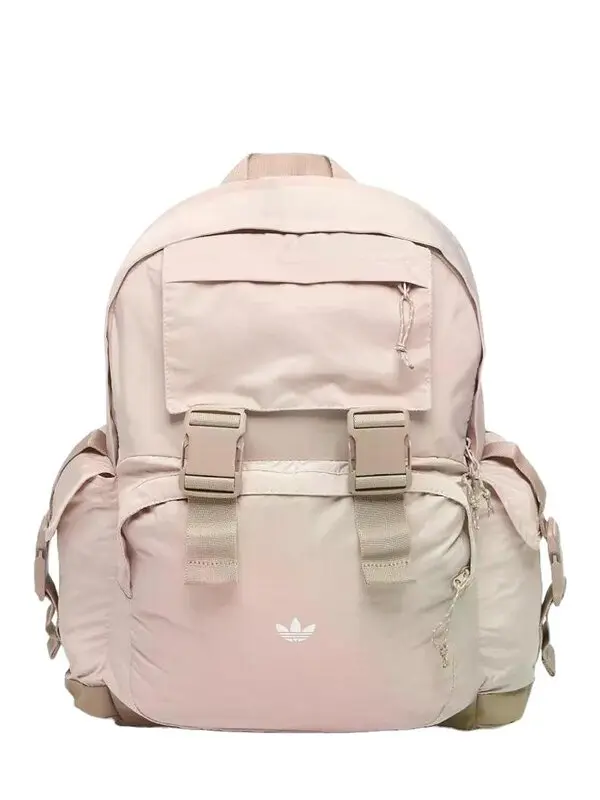 Adidas Logo Print Buckle-fastening Backpack - Pink