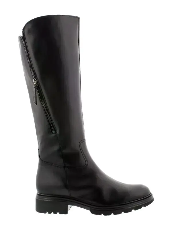 Gabor Zip-detail Knee-high Boots - Black