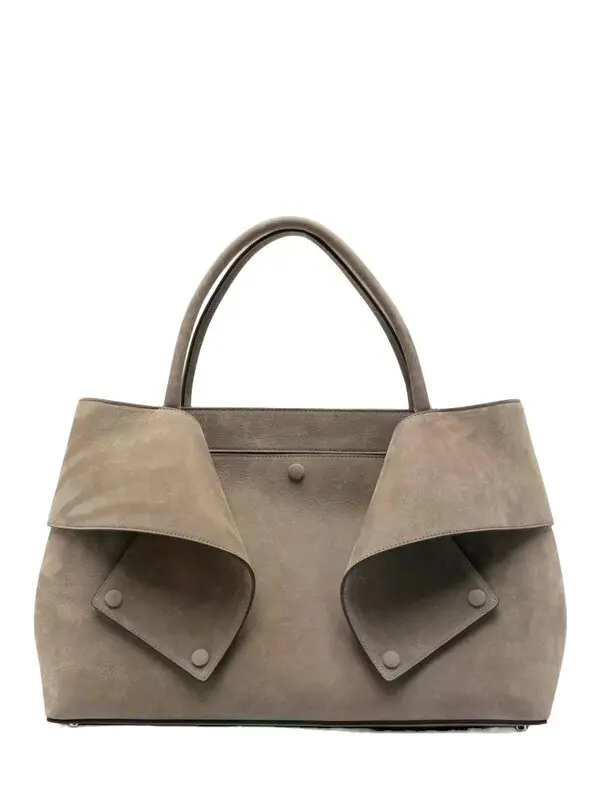 TOTEME Mercer Nubuck Leather Tote Bag - Grey