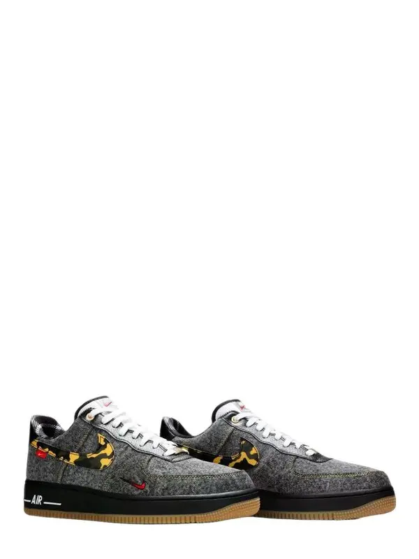 Nike Force 1 Low Remix Sneakers - Black