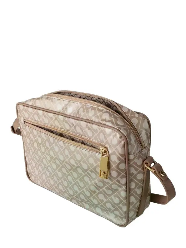GHERARDINI Monogram Pattern Crossbody Bag - Neutrals