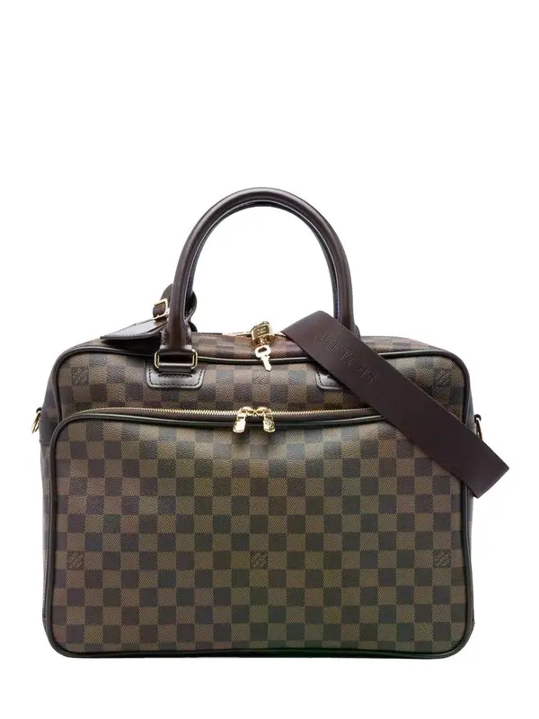 LOUIS VUITTON Damier Ebene Icare Business Bag - Brown