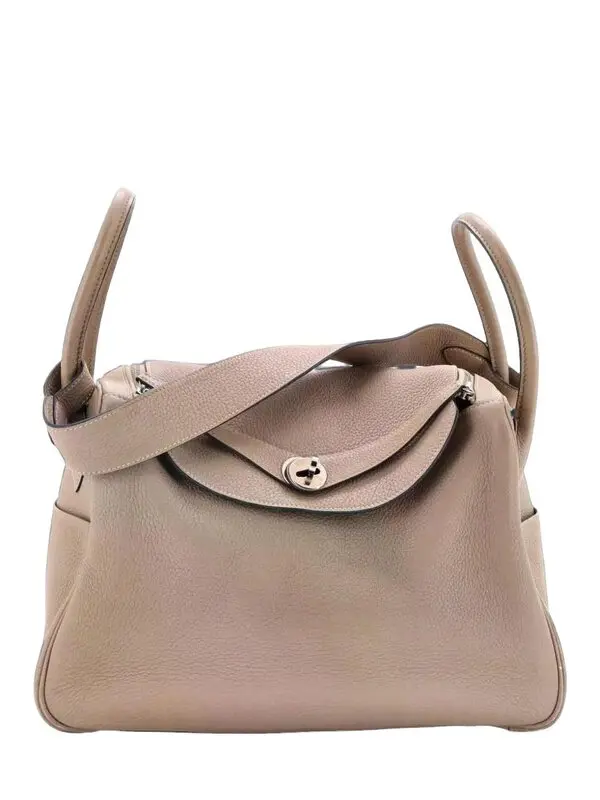 Hermès Lindy Bag Clemence 34 Satchel - Grey