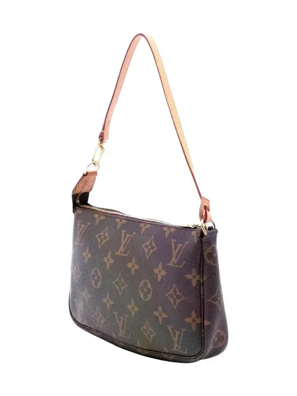 LOUIS VUITTON Monogram Pochette Accessoires Shoulder Bag - Brown