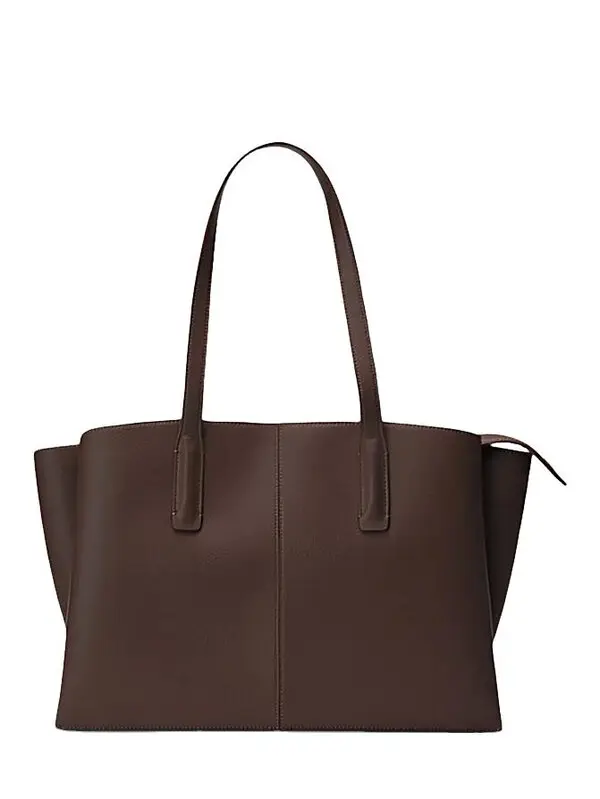 FREJA Paloma Faux Leather Tote - Espresso